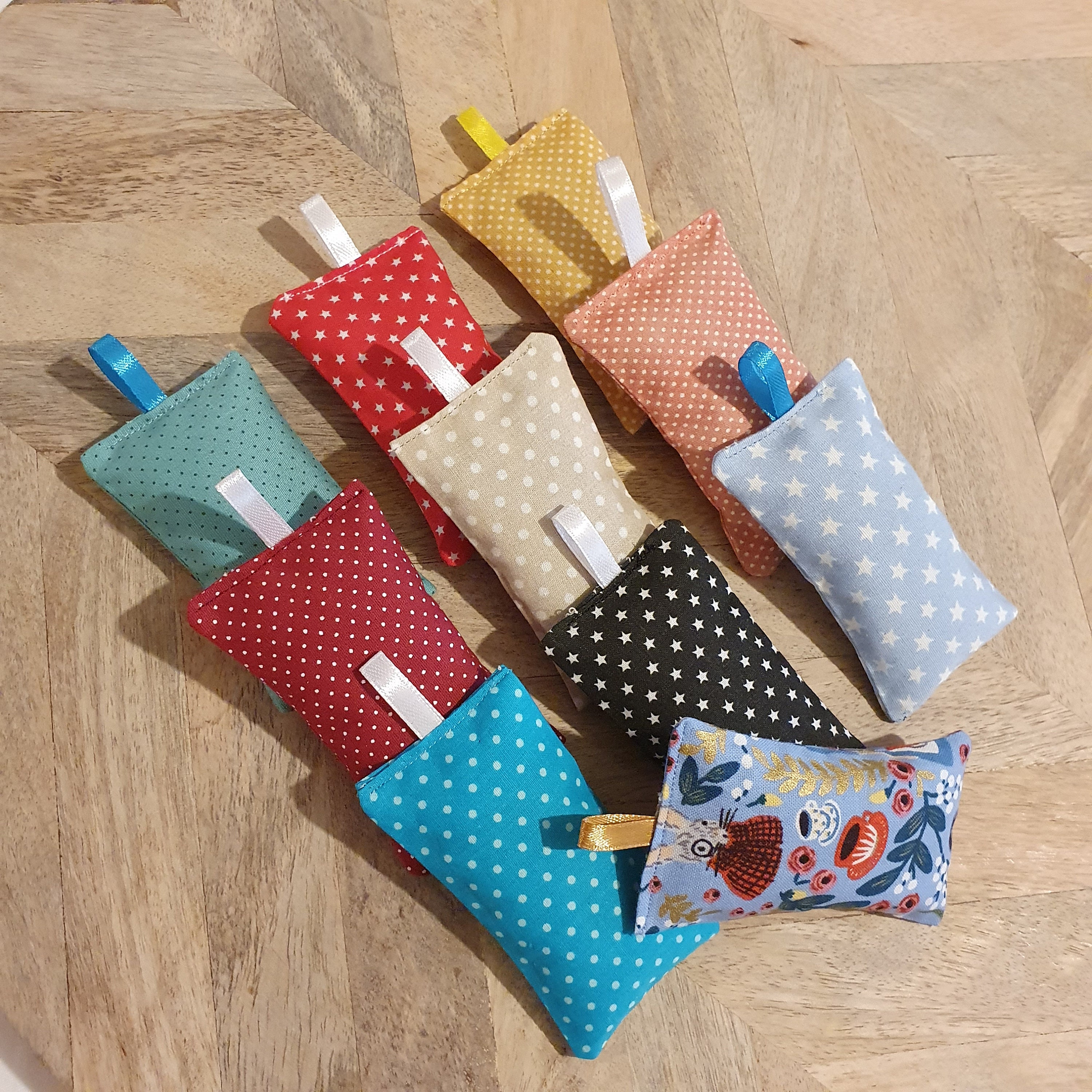 Lavender Scented Sachets Cushions Bags Pouches, Sets of 5, 10 or 20 ...