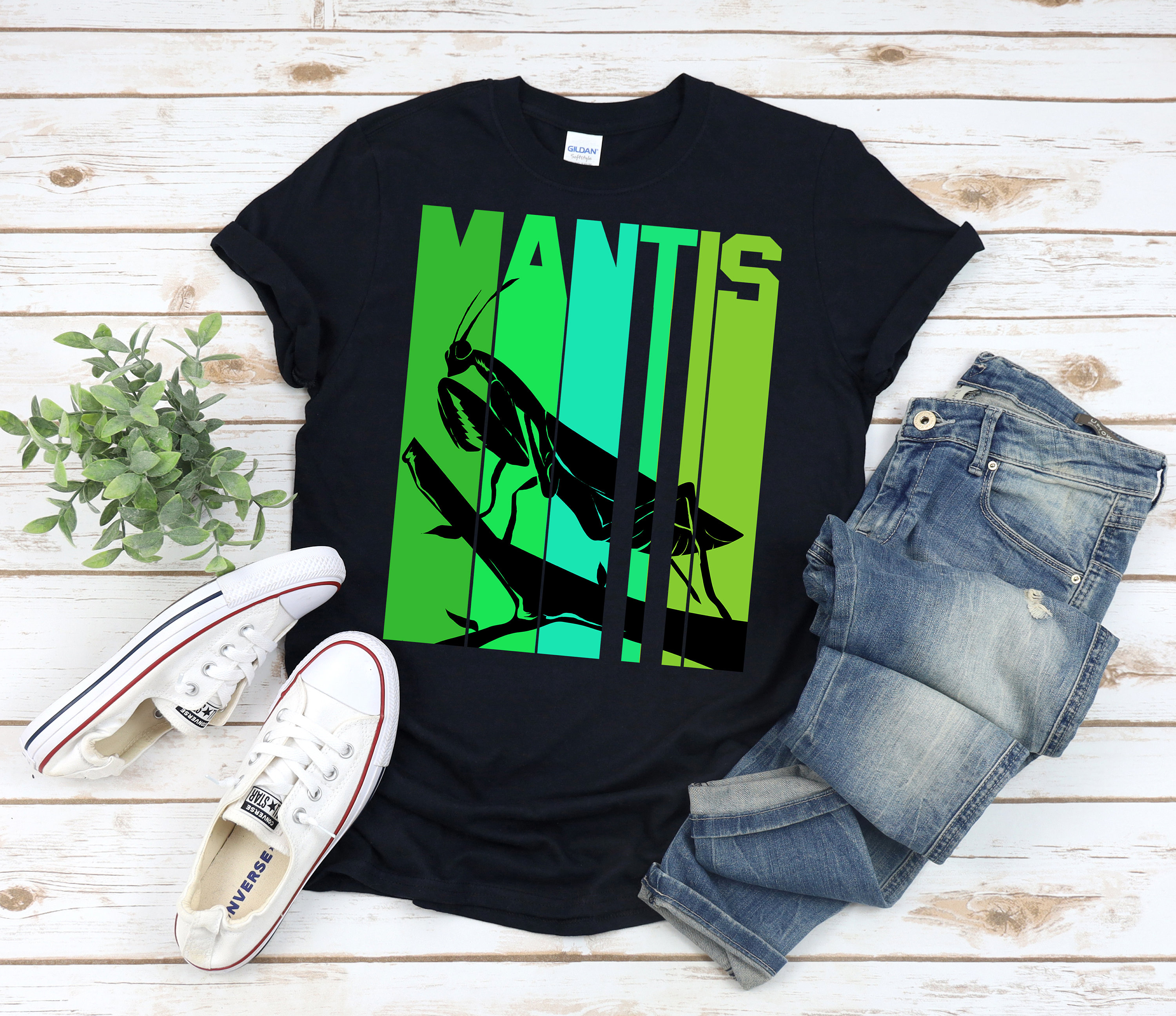 Mantis Insect Shirt, Praying Mantis T-shirt, Mantis Tshirt, Green ...