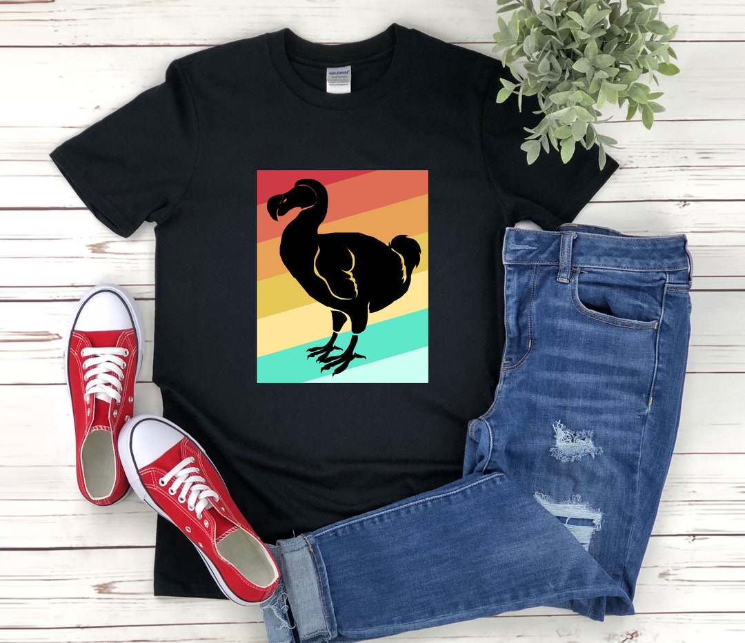 Retro Dodo Bird Shirt, Retro Bird Shirt, Vintage Bird Shirt, Dodo Shirt ...
