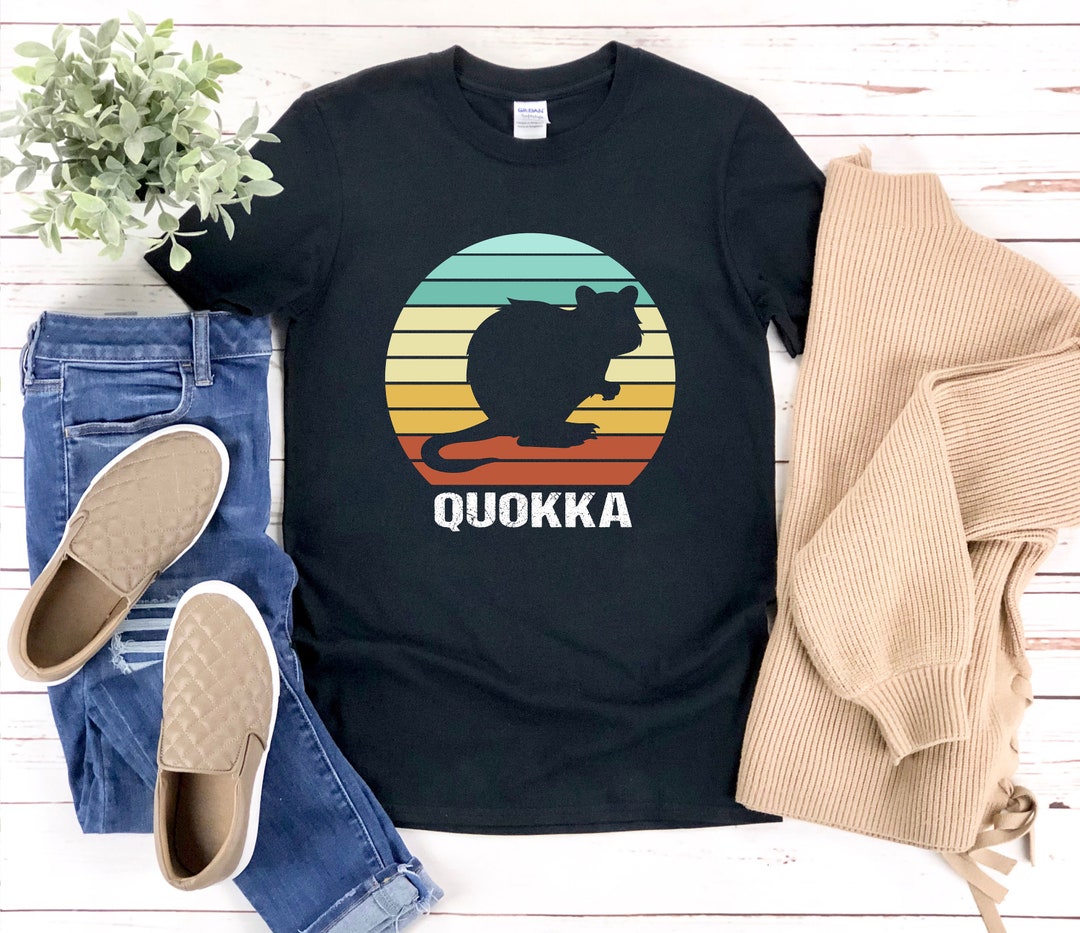 Retro Quokka Shirt, Quokka Shirt, Quokka Lover Shirt, Australian Animal ...