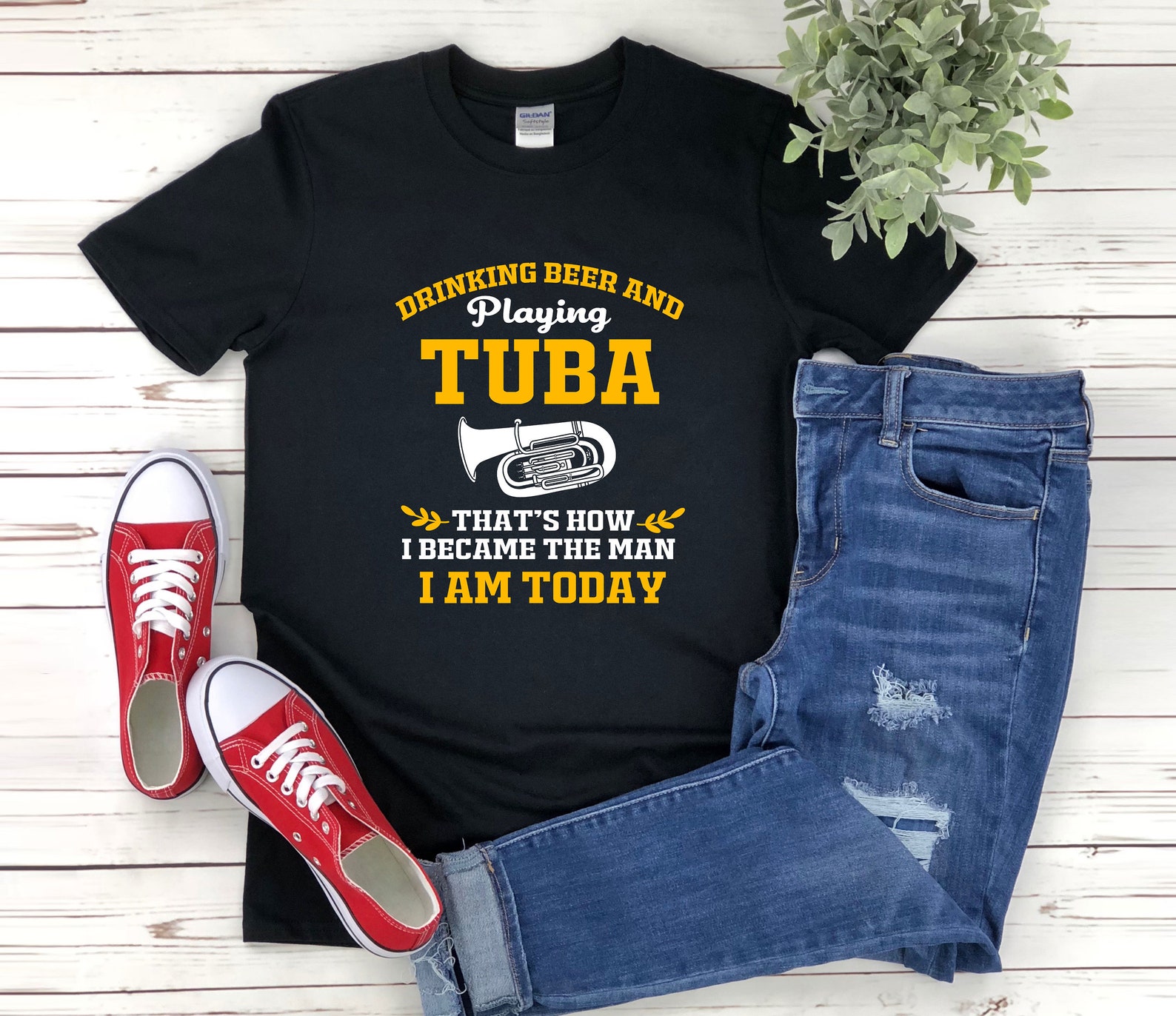 Tuba Shirt, Marching Band Shirt, Beer Lover Shirt, Tuba and Beer ...