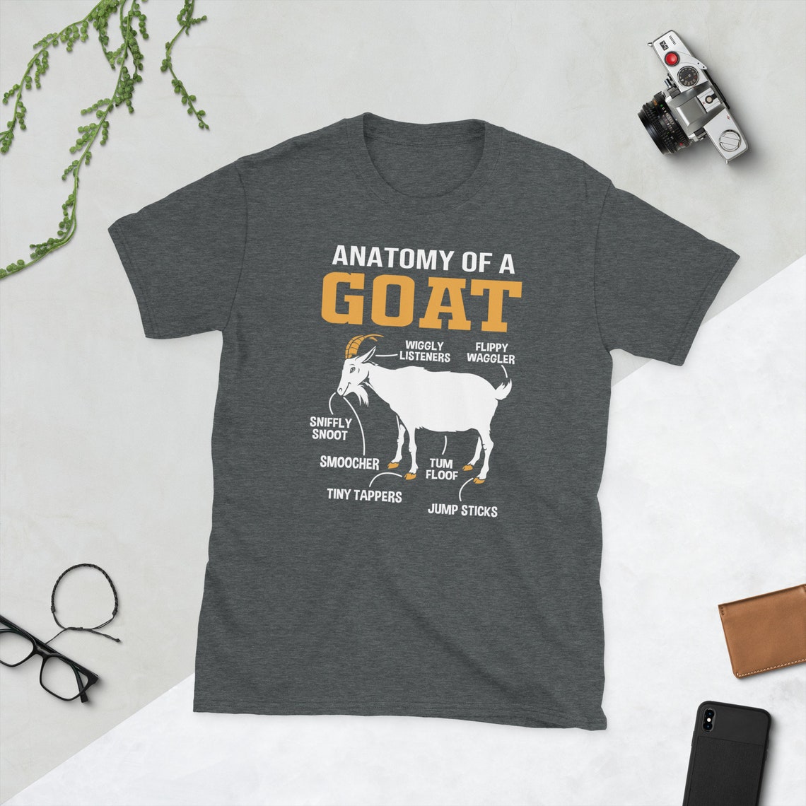 Goat Anatomy Shirt Funny Goat Shirt Goat Gifts Farm Animal - Etsy