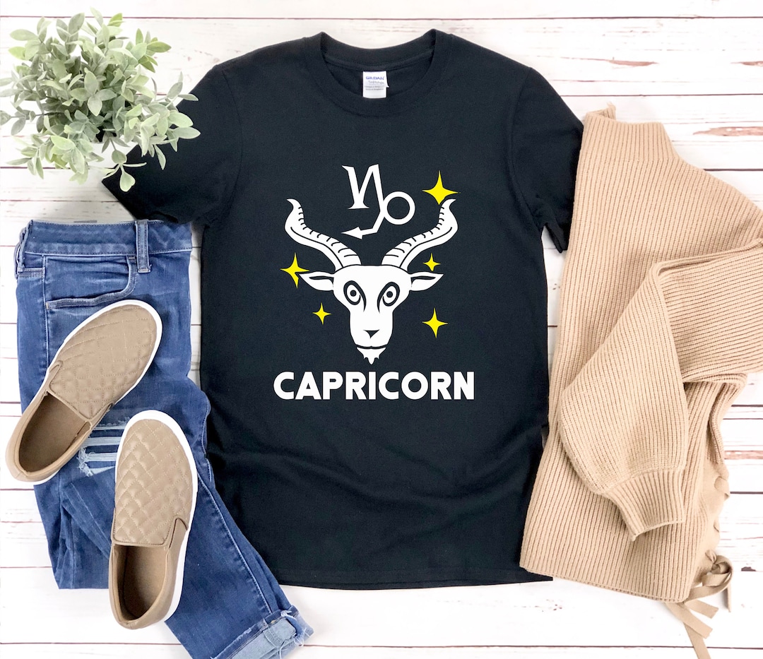 Capricorn Shirt, Capricorn Symbol, Capricorn Horns, Capricorn Goat ...