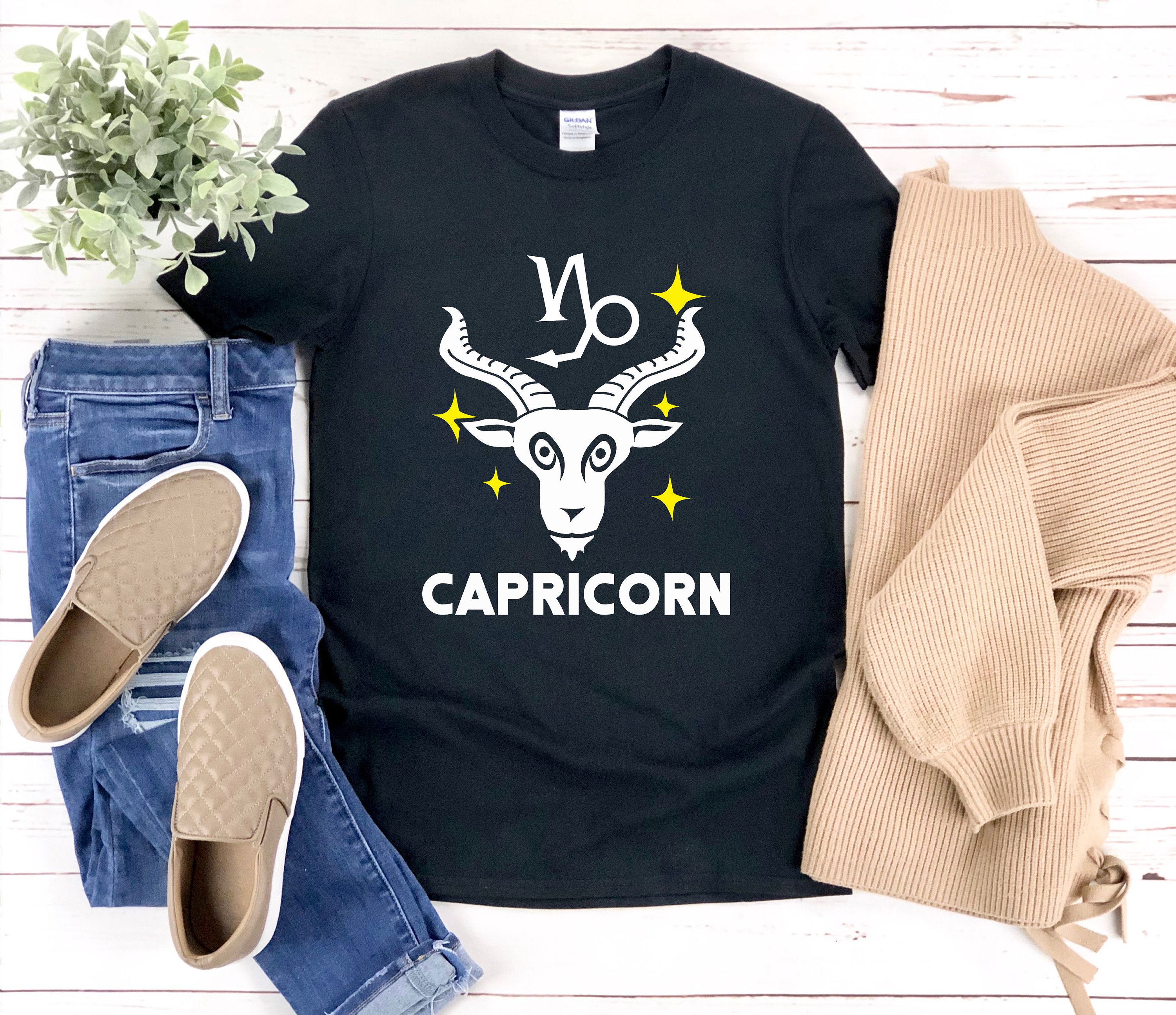 Capricorn Shirt, Capricorn Symbol, Capricorn Horns, Capricorn Goat ...