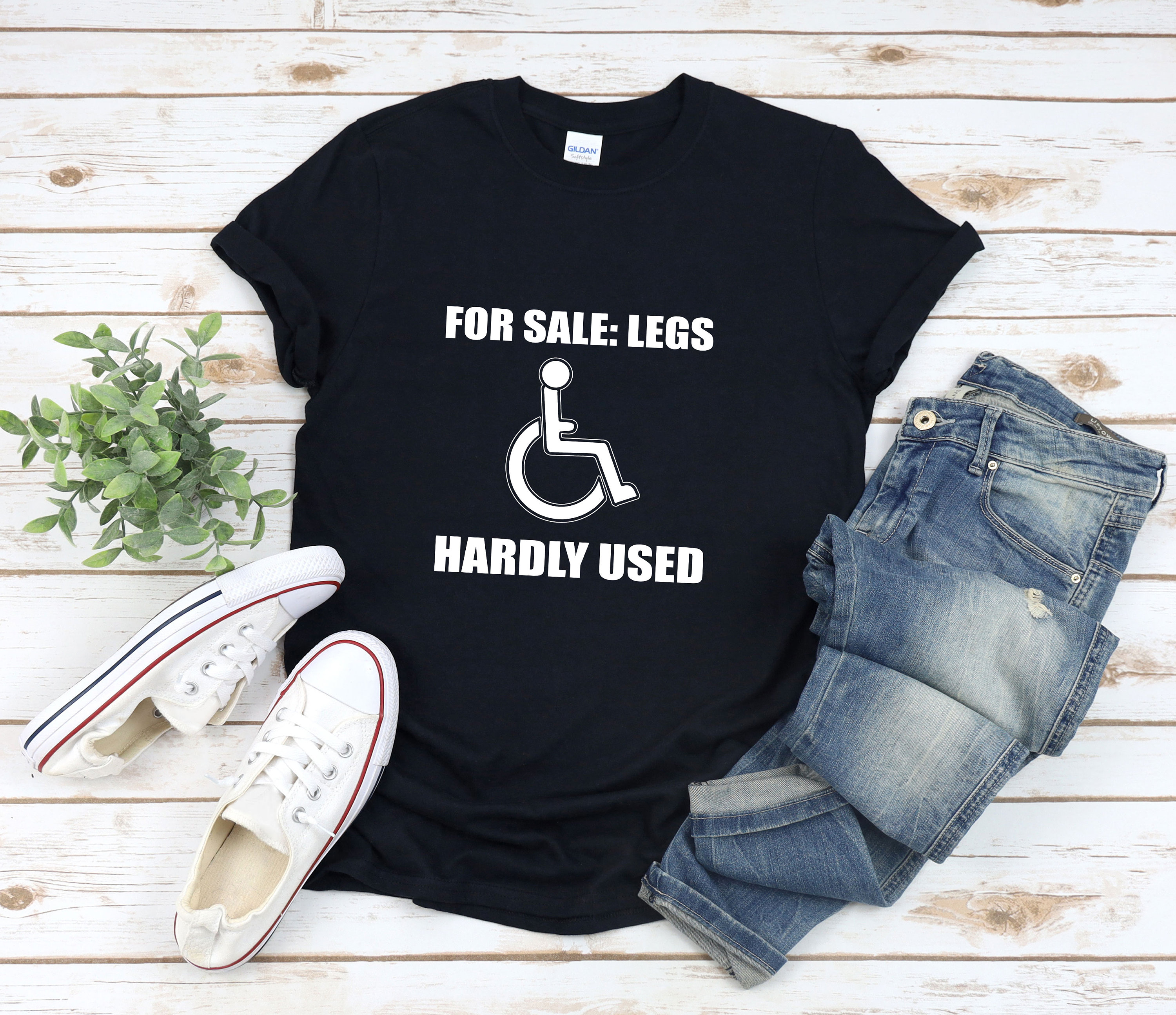 Funny Wheelchair Shirt, Handicapped Gifts, for Sale Legs Hardly Used ...