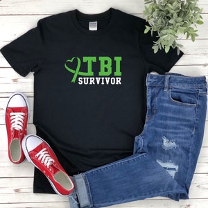 Tbi Survivor, Brain Injury Survivor Shirt, Awareness Ribbon, Brain ...