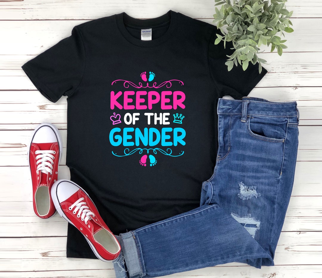 Keeper of the Gender Reveal Shirt, Gender Keeper Shirt, Baby Gender ...