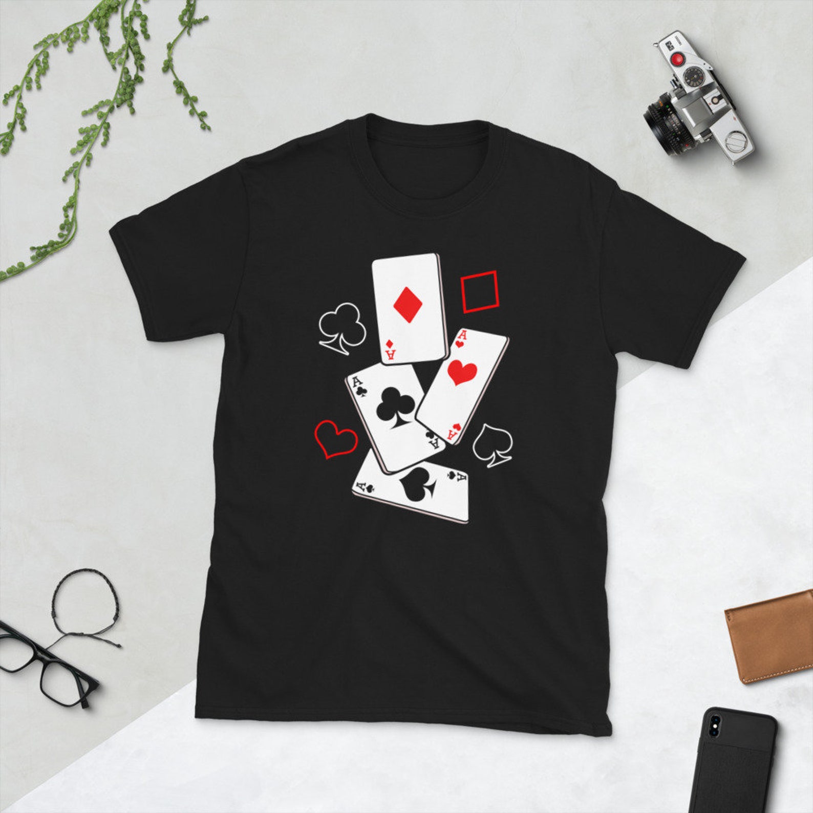 Poker Shirt, Casino Shirt, Gambling Shirt, Card Game Shirt, Poker ...