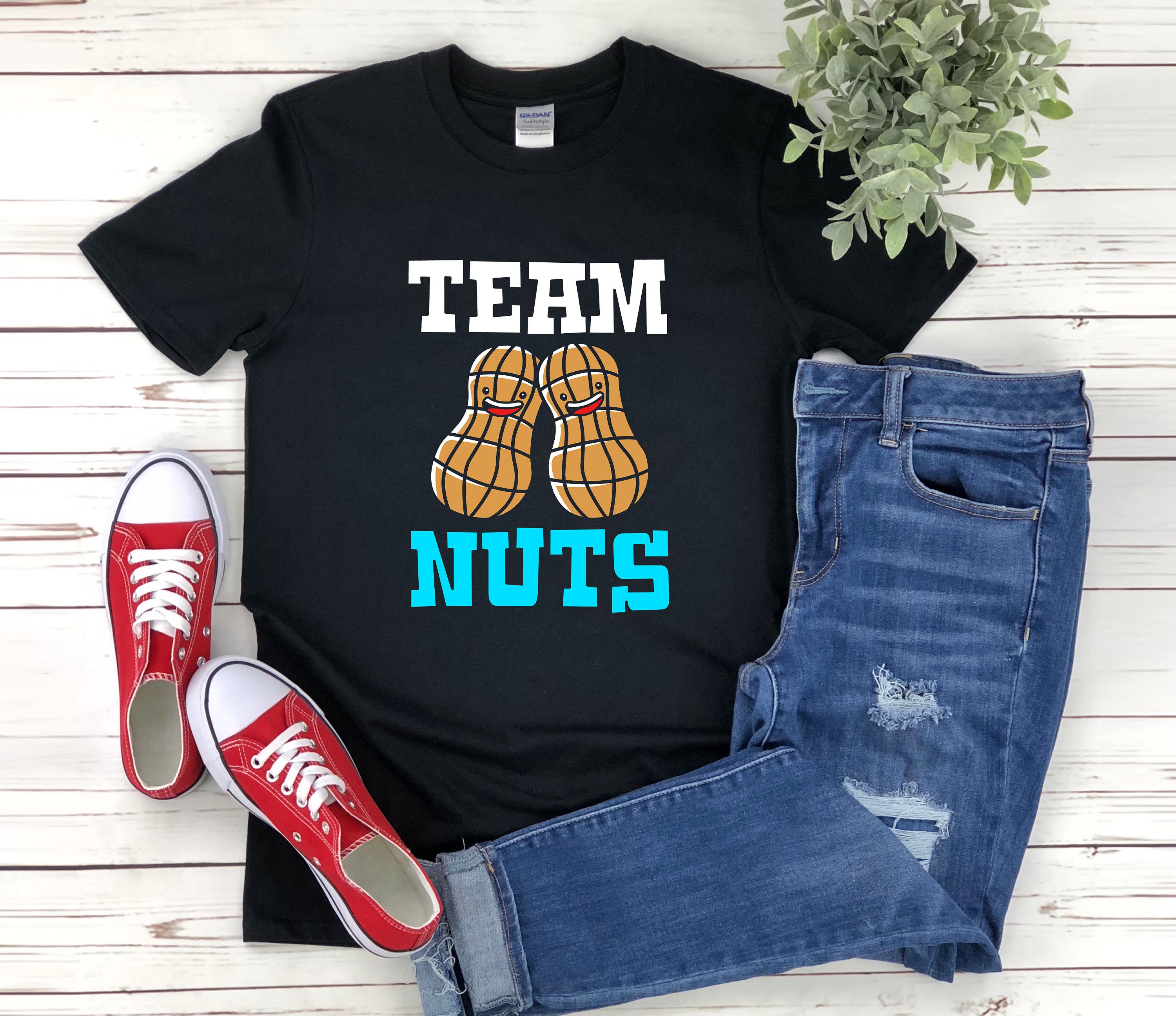 Team Nuts Shirt, Gender Reveal Shirt, Team Boy Shirt, Baby Shower Shirt ...
