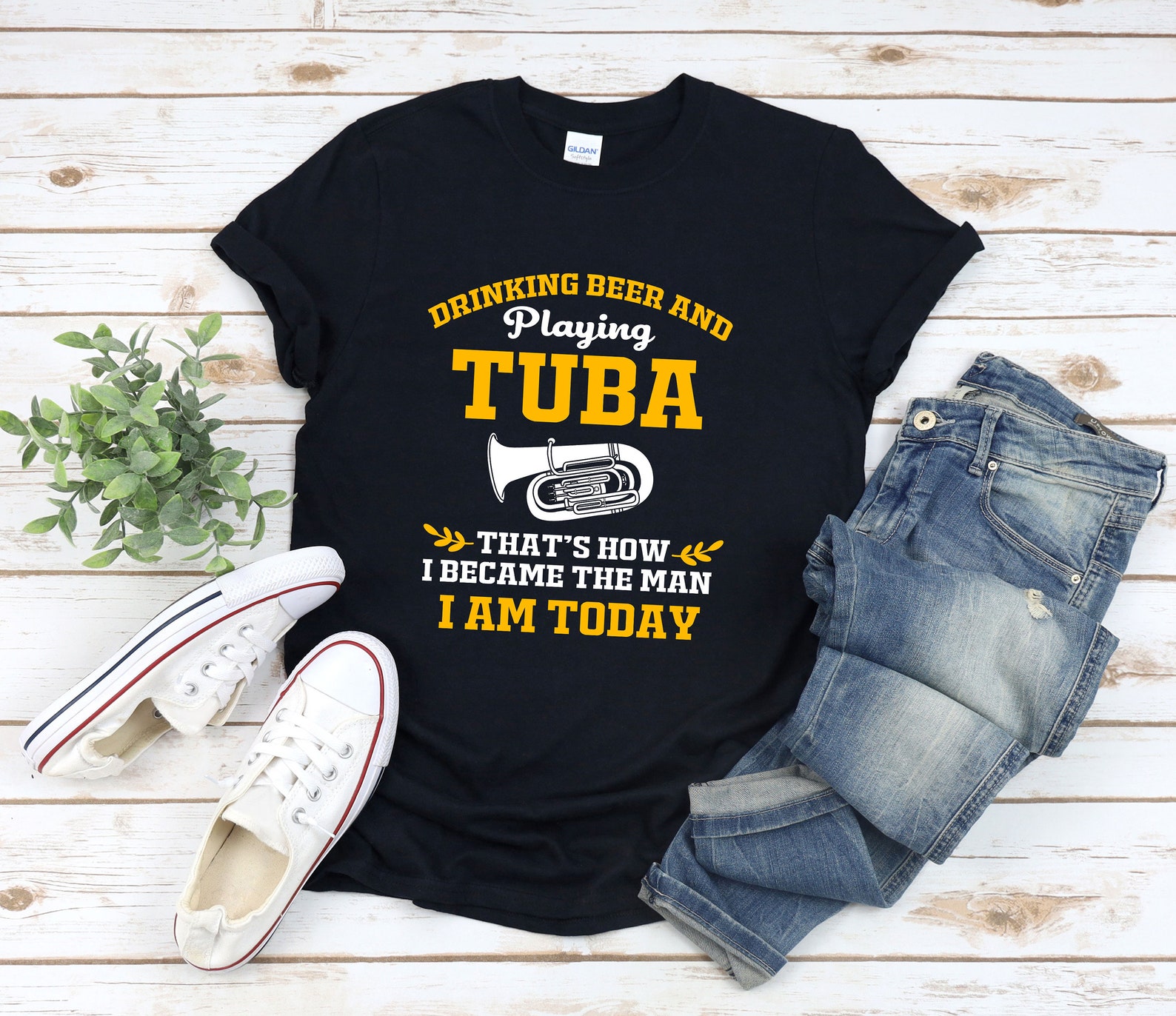 Tuba Shirt, Marching Band Shirt, Beer Lover Shirt, Tuba and Beer ...