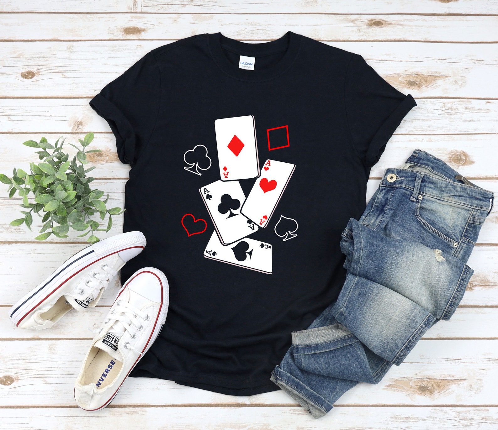 Poker Shirt, Casino Shirt, Gambling Shirt, Card Game Shirt, Poker ...