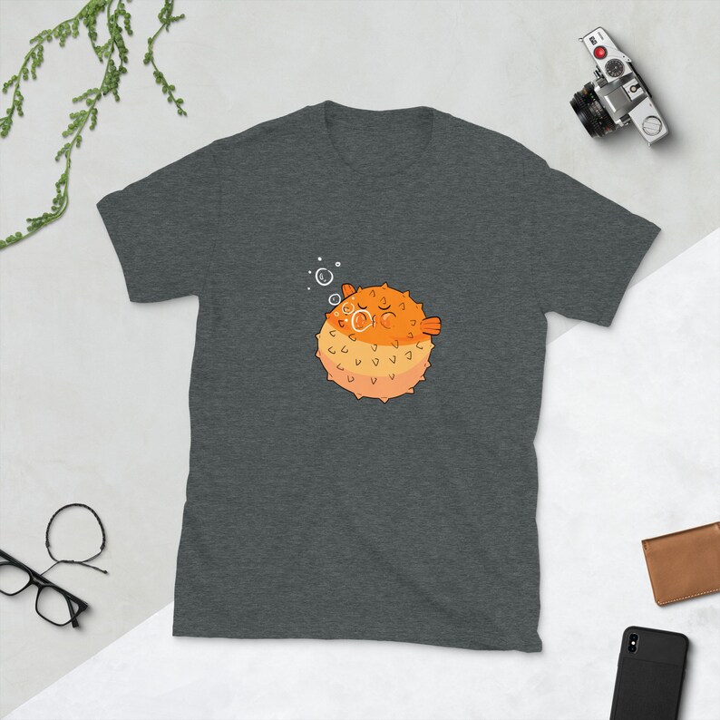 Kawaii Pufferfish, Puffer Fish Shirt, Cute Fish Shirt, Underwater ...