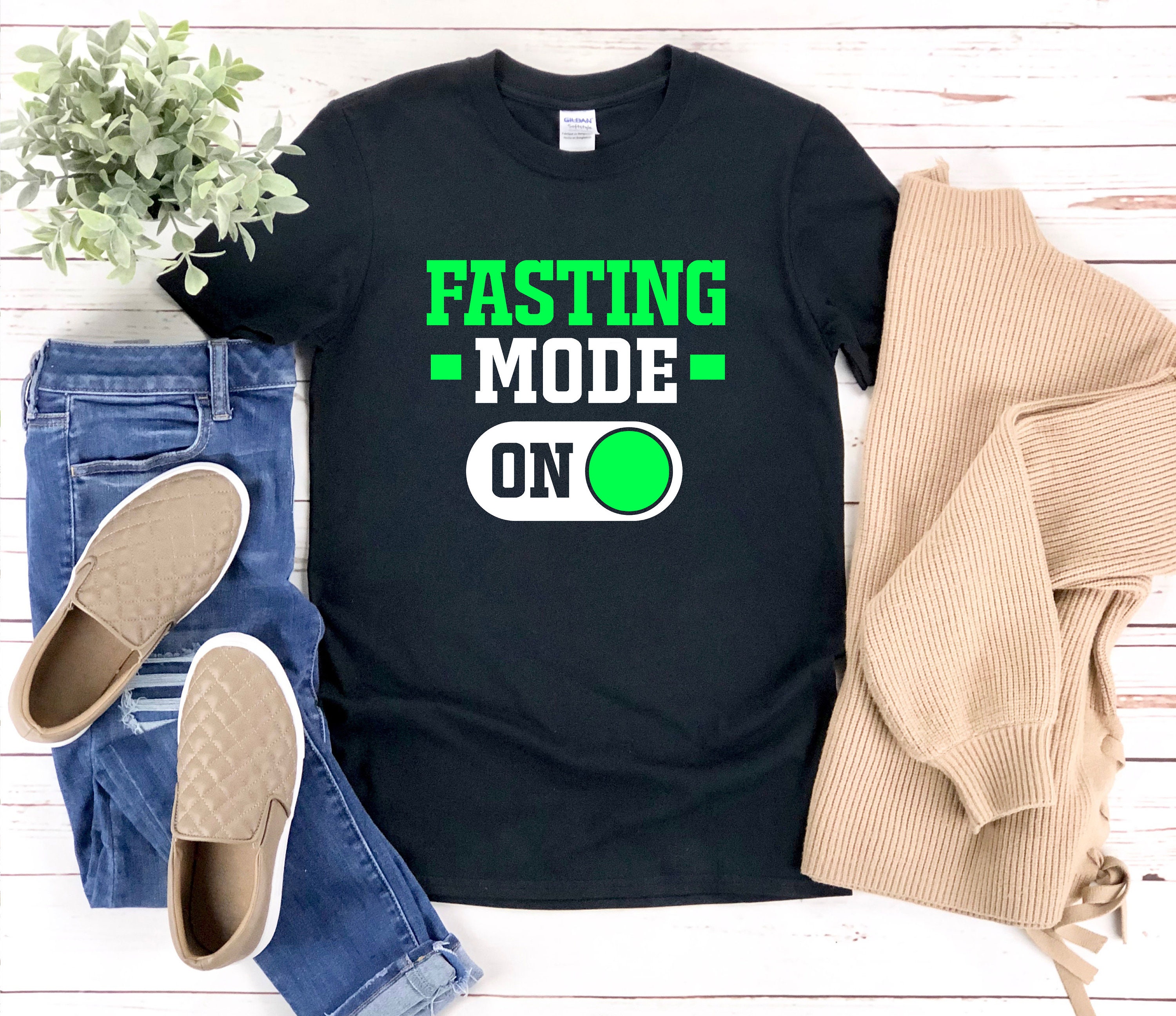 Fasting Shirt, Eid Shirt, Ramadan Gift, Fasting Mode On, Muslim Shirt ...