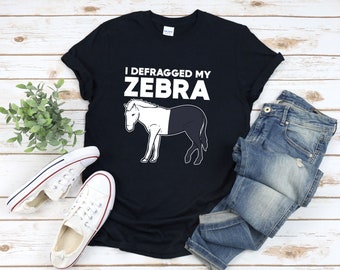 Defragged My Zebra - Etsy