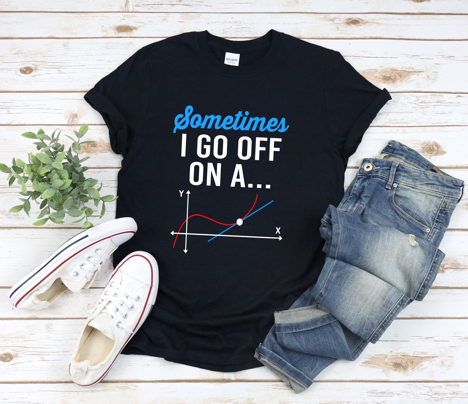 Math Humor Shirt, Geometry Shirt, Math Teacher Shirt, Sometimes I Go ...