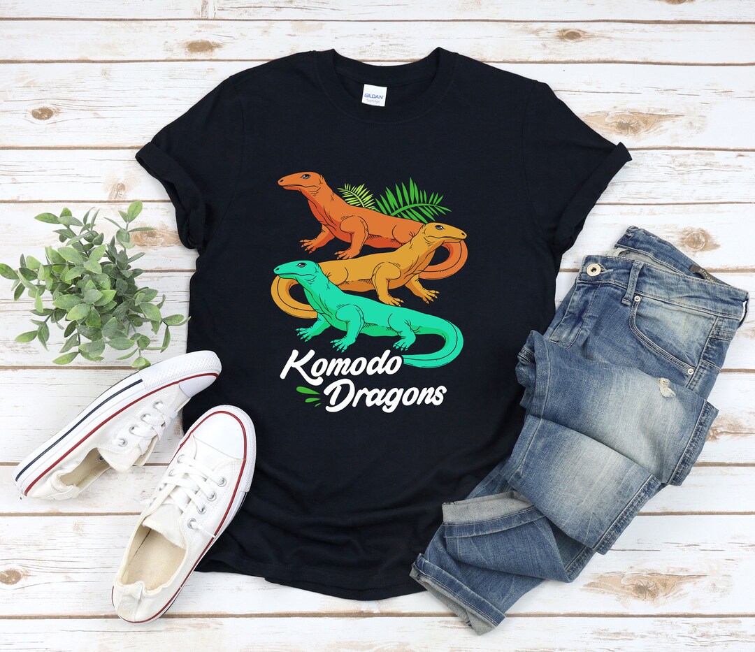 Komodo Dragon Shirt, Zoo Animal Shirt, Reptile Gifts, Komodo Dragon T ...