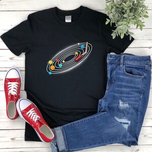 Solar System Vinyl, Solar System Shirt, Vinyl Shirts, Solar System Gift ...