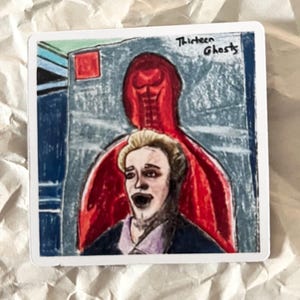 Thirteen Ghosts - Hand-drawn, Horror Themed Stickers, Magnets and ...