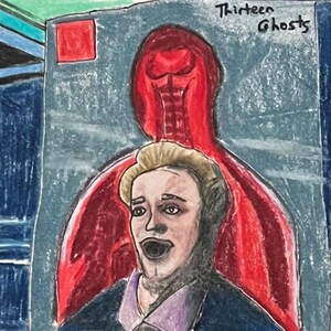 Thirteen Ghosts - Hand-drawn, Horror Themed Stickers, Magnets and ...
