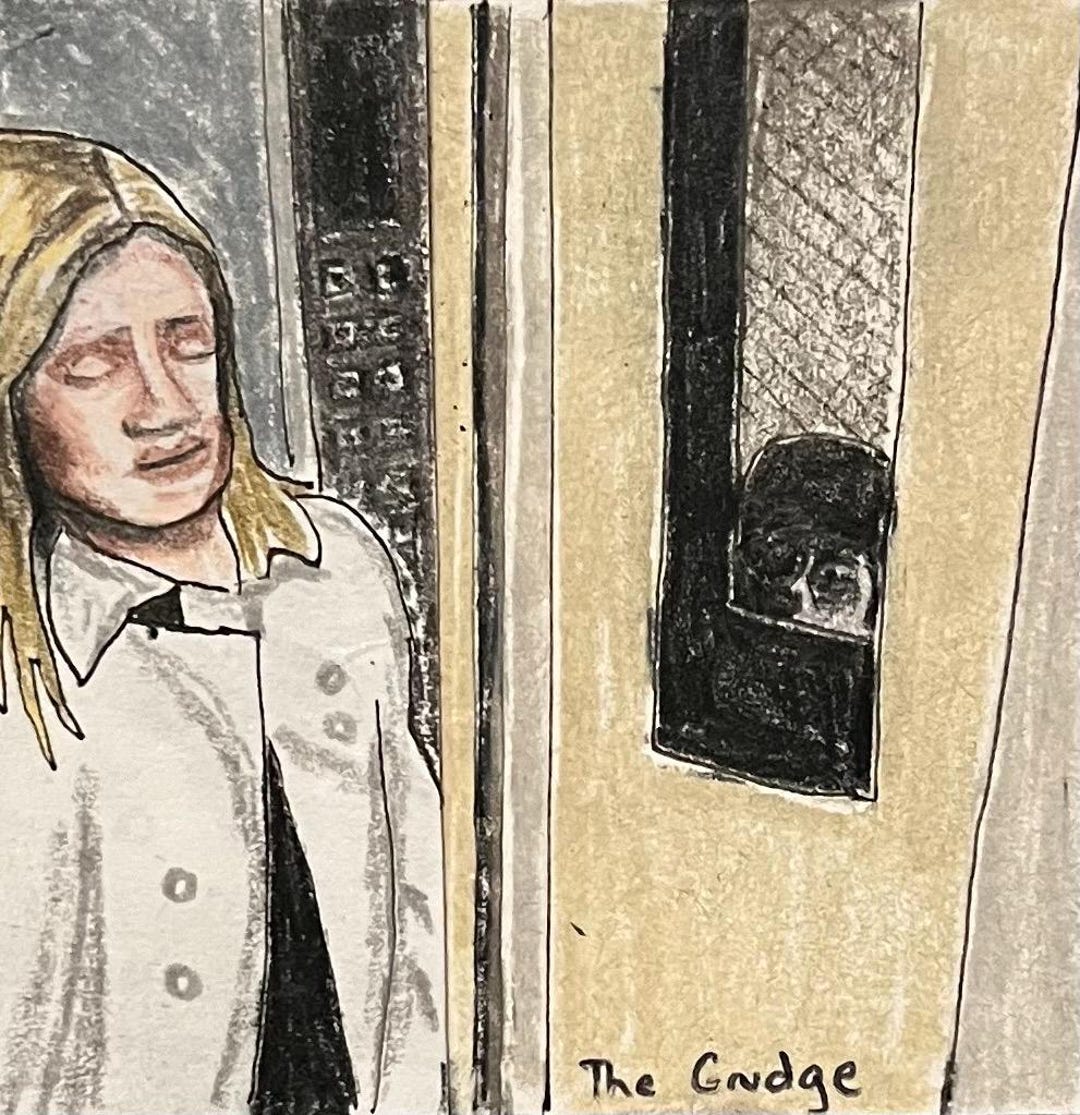 The Grudge Hand-drawn, Horror Themed Stickers, Magnets and Candles - Etsy