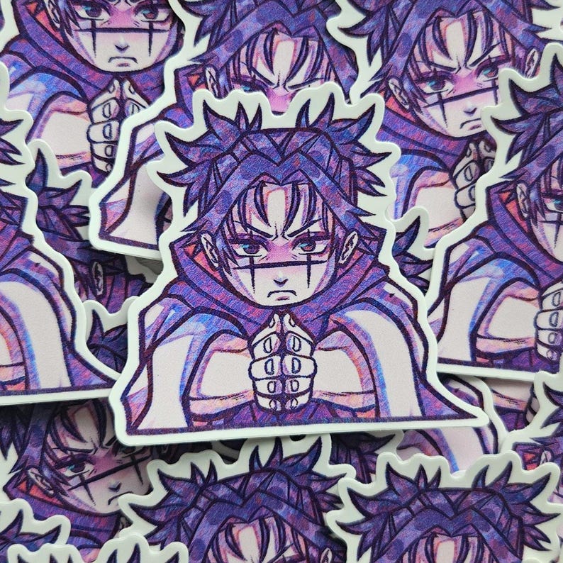 Jujutsu Anime JJK Matte Stickers - Etsy