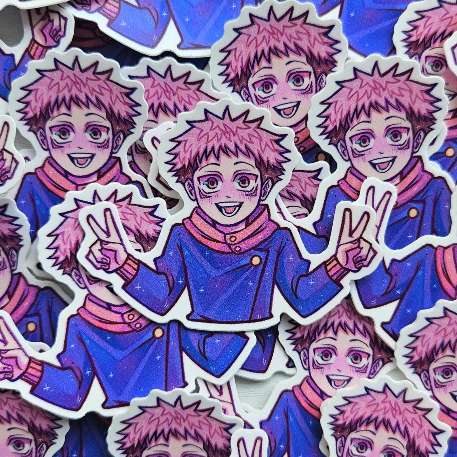 Jujutsu Anime JJK Matte Stickers - Etsy