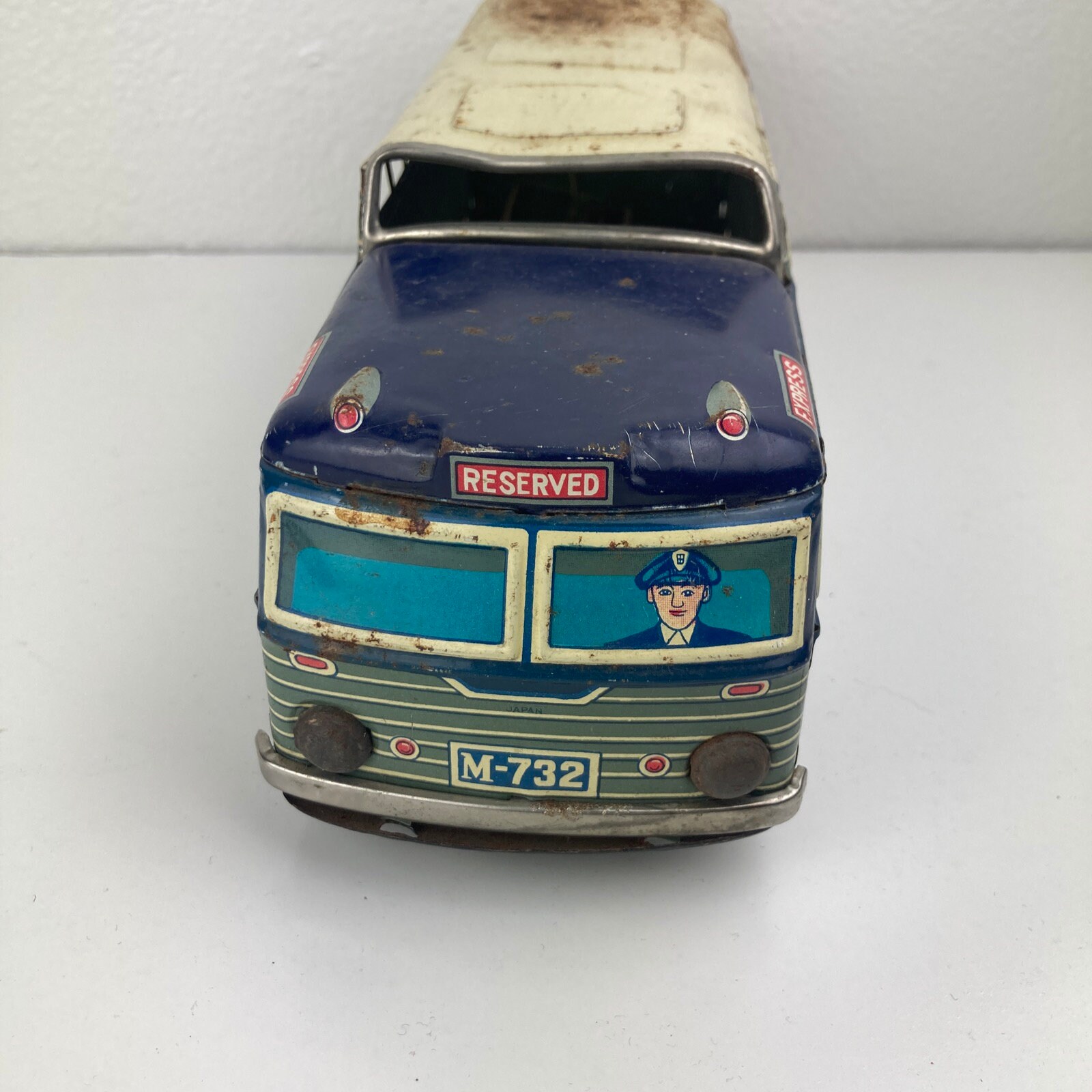 Vintage Toy Greyhound Scenicruiser Tin Friction Bus M-732 11 1/2" - Etsy