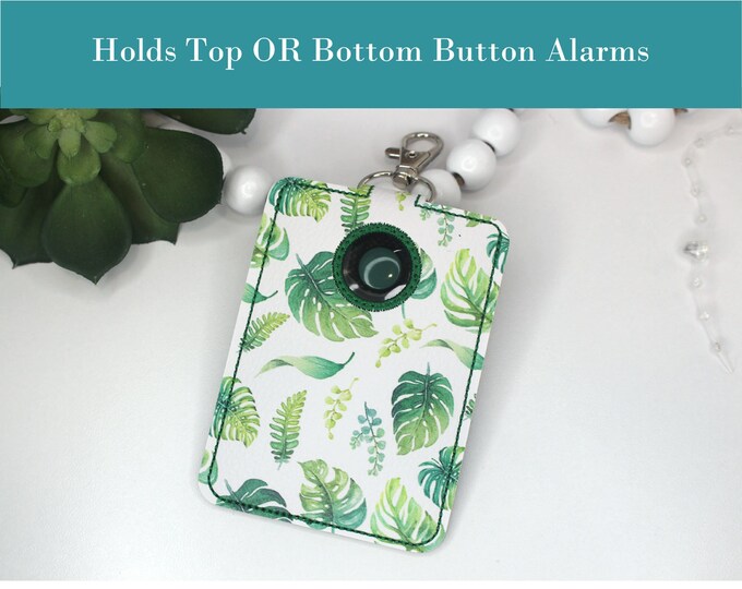 Alarm ID Badge Holder, Alarm Holder Key Ring, Personalized School ...