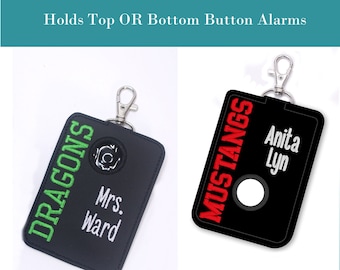 Alarm ID Badge Holder, Alarm Holder Key Ring, Personalized Pencil ...