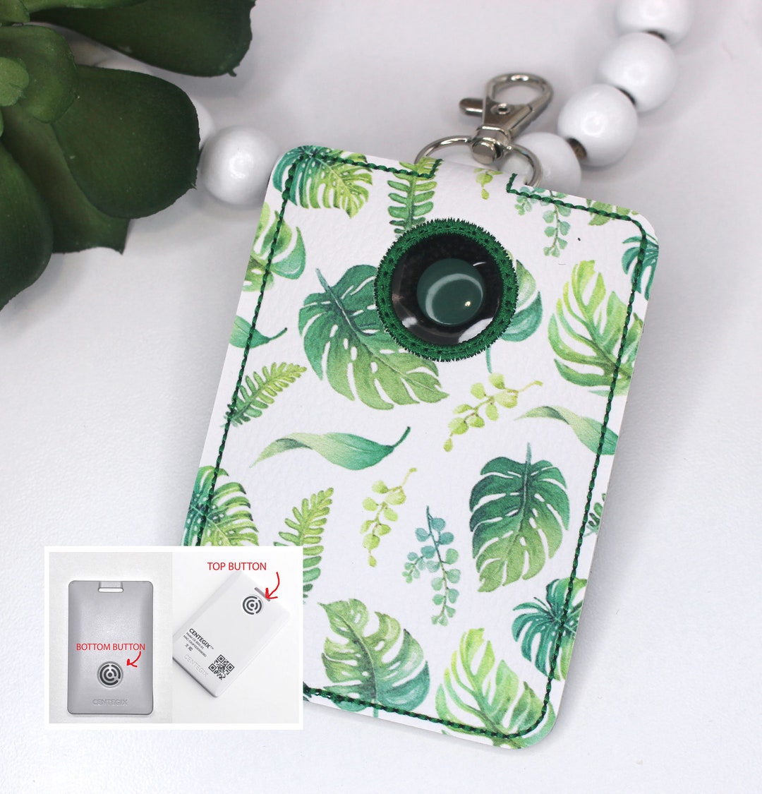 Alarm ID Badge Holder, Alarm Holder Key Ring, Personalized School ...