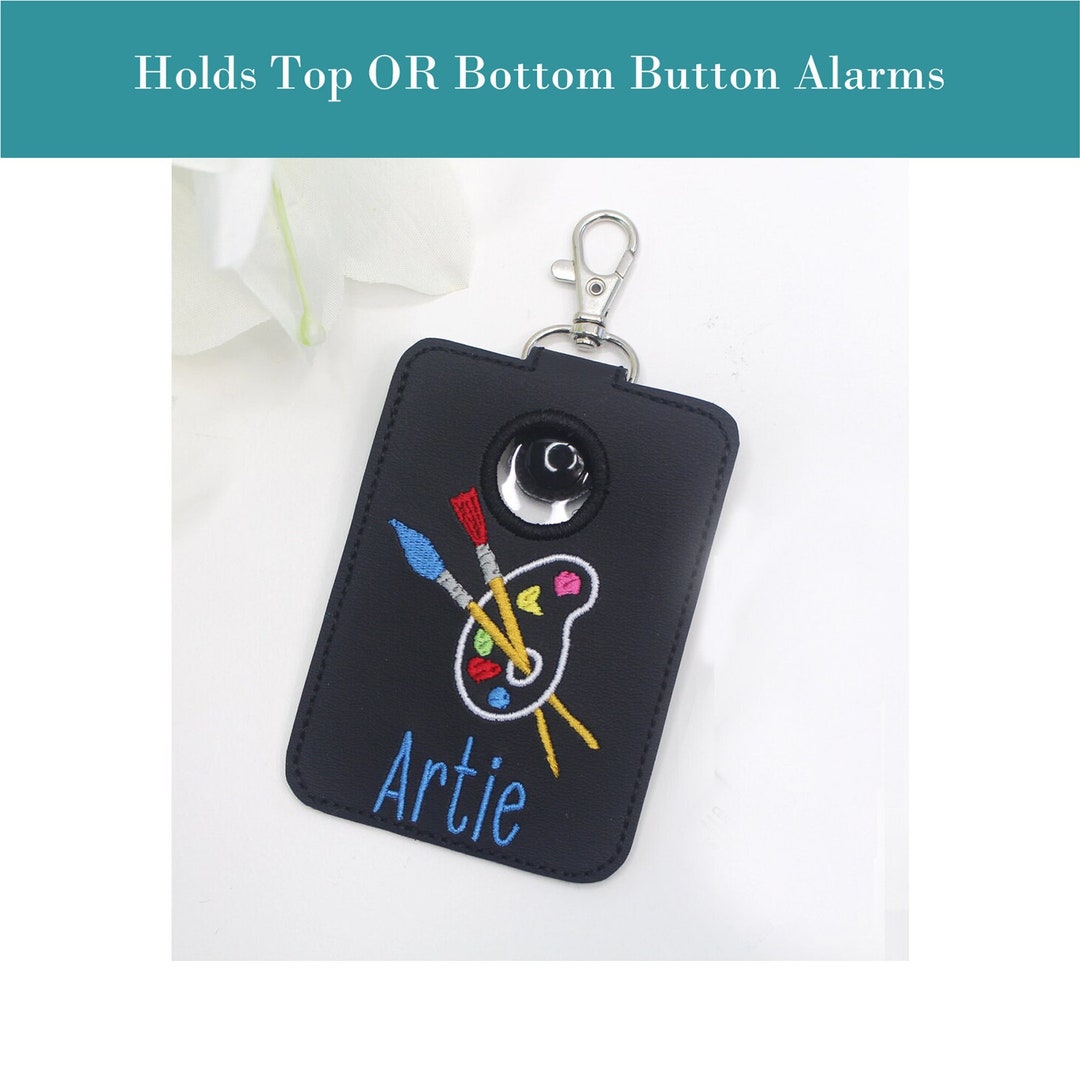 Alarm ID Badge Holder, Alarm Holder Key Ring, Personalized Painters ...
