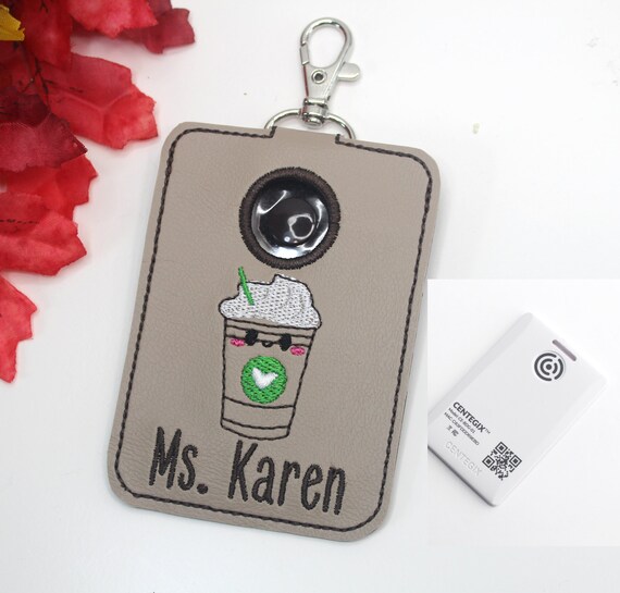 Alarm ID Badge Holder Alarm Holder Key Ring Vertical ID Card - Etsy