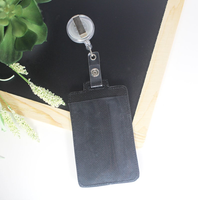 REEL Alarm ID Badge Holder, Alarm Holder Key Ring, Vertical ID Card ...