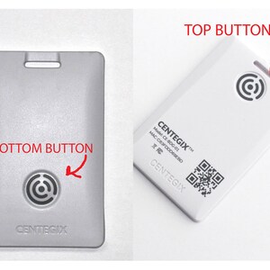 Alarm ID Badge Holder, Alarm Holder Key Ring, Vertical ID Card Case ...