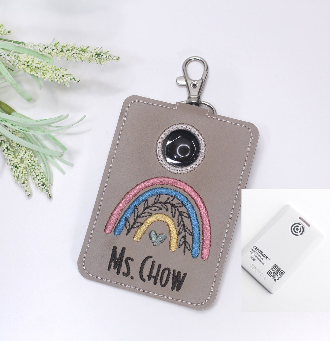 Alarm ID Badge Holder Alarm Holder Key Ring Vertical ID Card - Etsy