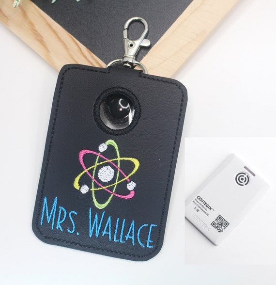 Alarm ID Badge Holder Alarm Holder Key Ring Vertical ID Card - Etsy