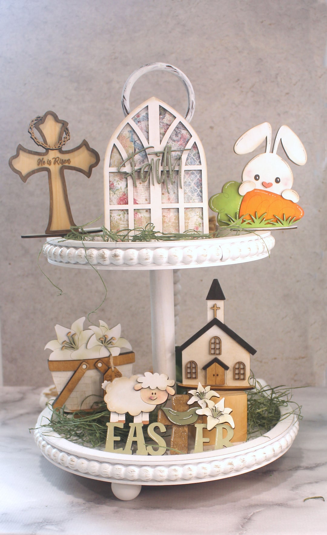 Tiered Tray Rustic, Shelf Sitters, Vintage Decor, Farmhouse Shelf ...