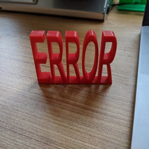 Garry's Mod Inspired Error Model 3D Printed Gmod | Etsy