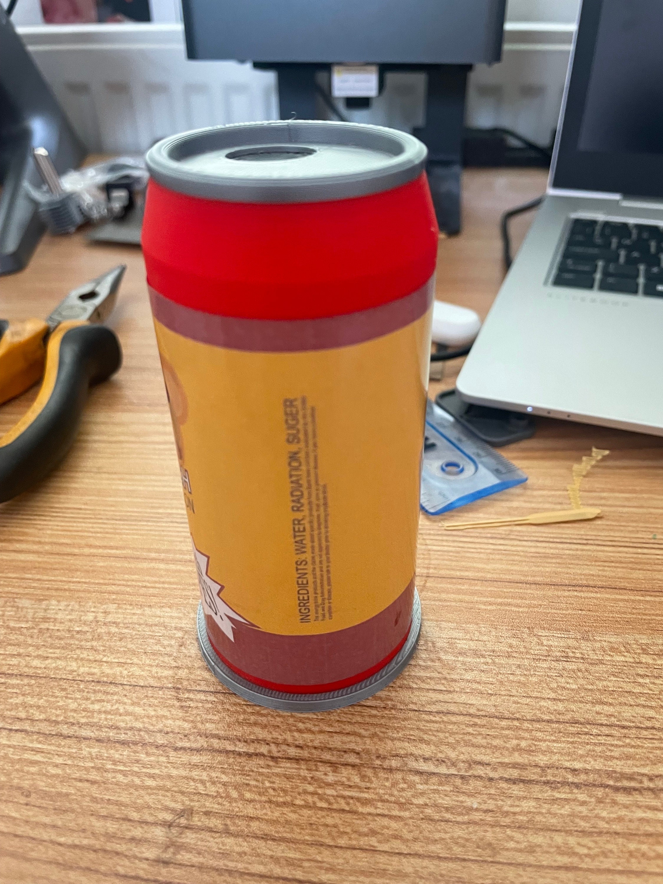 Bonk Cherry Red TF2 Scout Drink: Atomic Punch & Crit-a-cola Replicas 3D Printed Team Fortress 2 ...