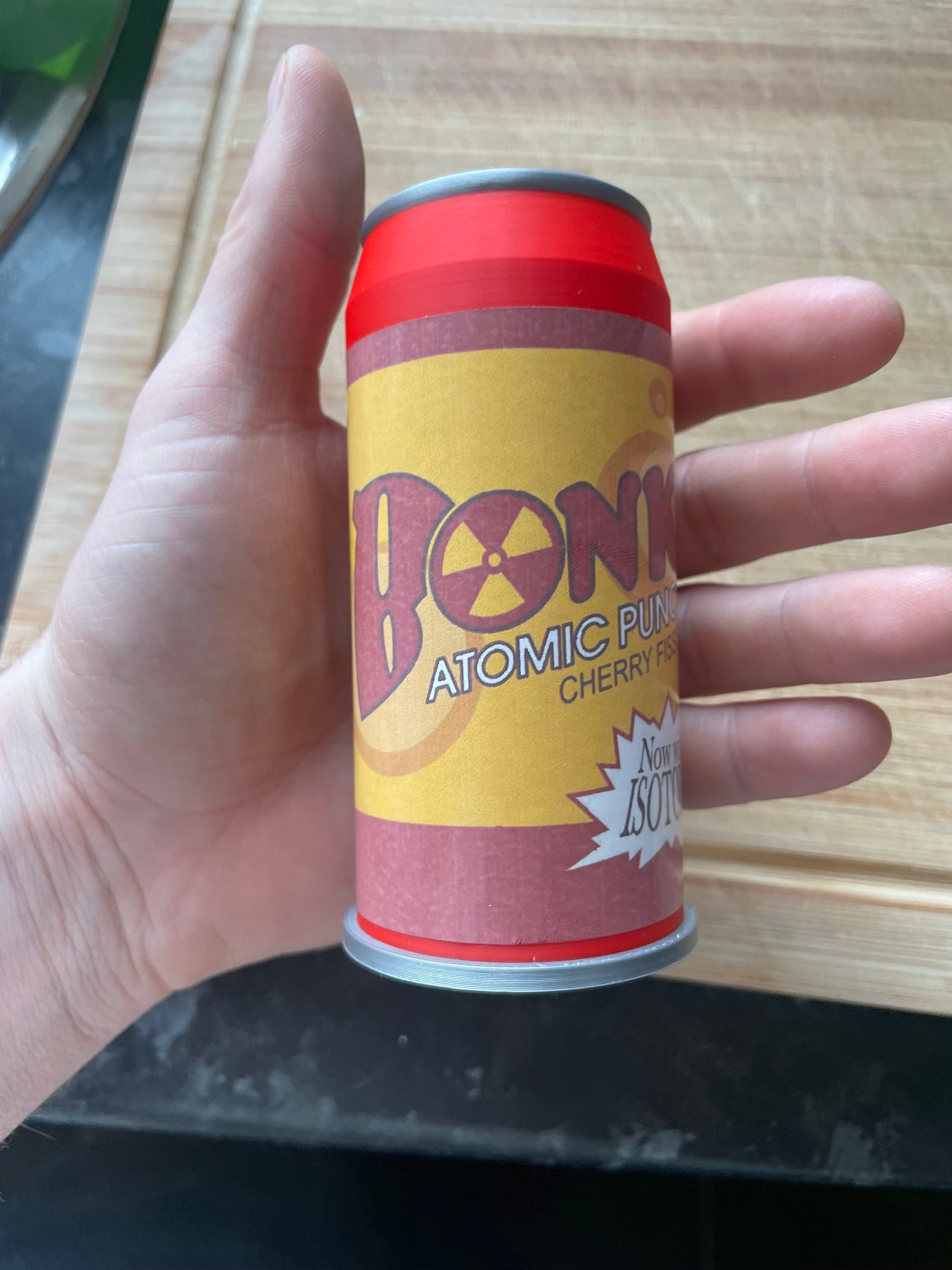 Bonk Cherry Red TF2 Scout Drink: Atomic Punch & Crit-a-cola Replicas 3D Printed Team Fortress 2 ...