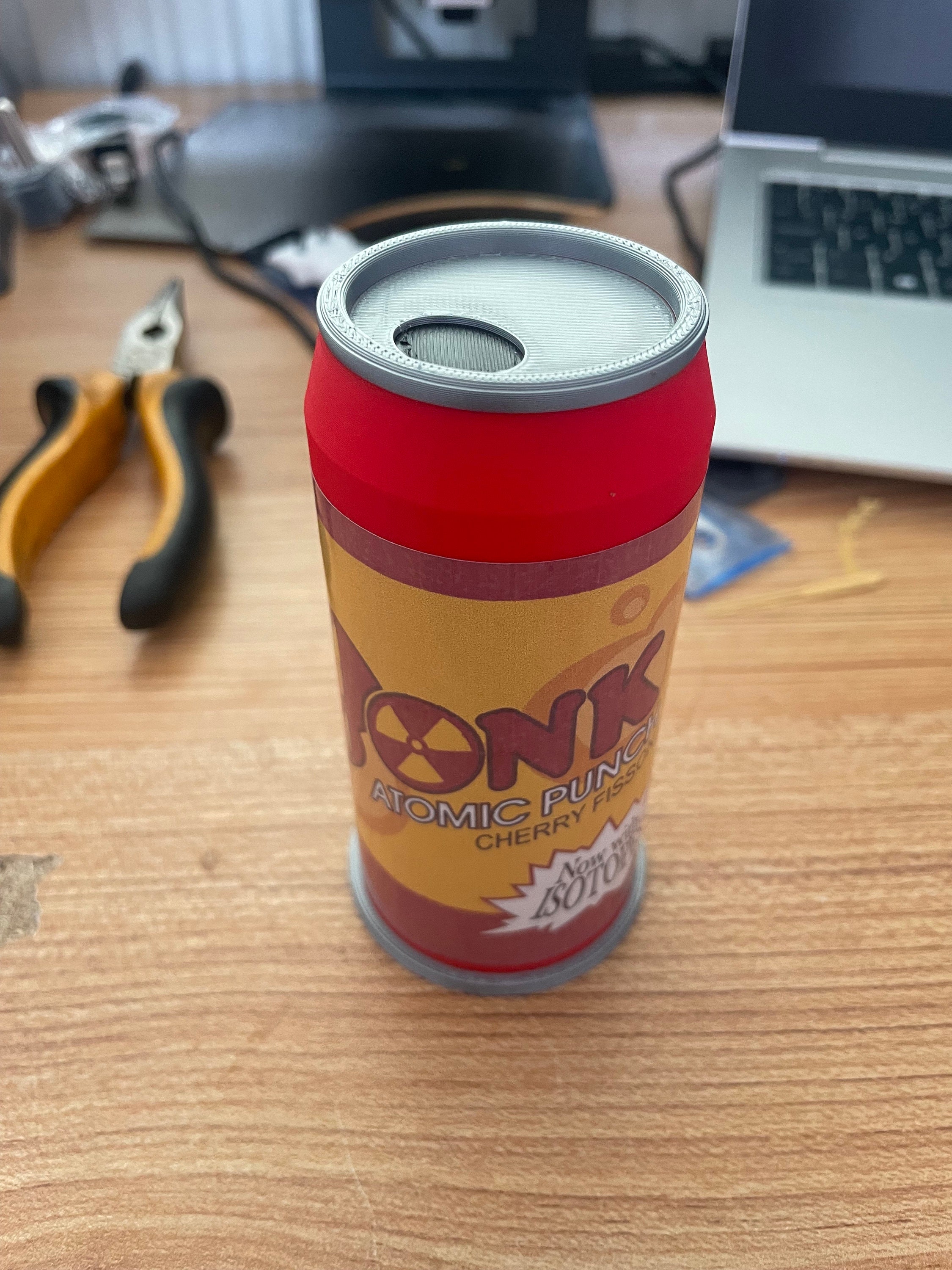 Bonk Cherry Red TF2 Scout Drink: Atomic Punch & Crit-a-cola Replicas 3D Printed Team Fortress 2 ...