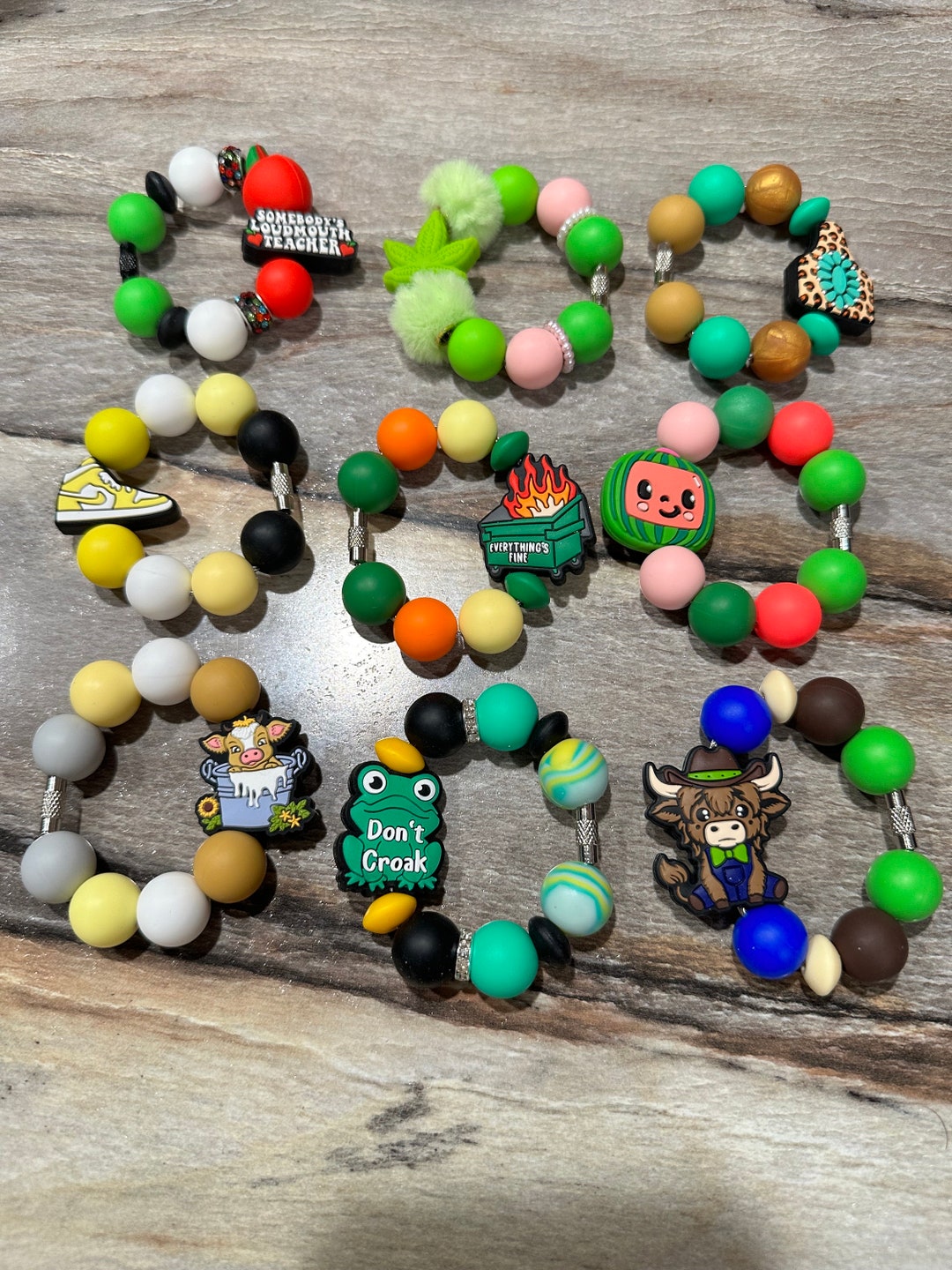 Stanley Cup Charms for Women,tumbler Handle Charm, Silicon Bead Tag ...