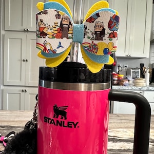 Glitter Stanley Tumbler Bow Straw Topper, Stanley Cup Bow , Glitter ...