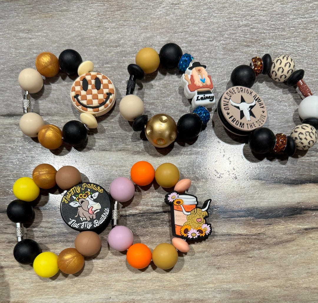 Stanley Cup Charms for Women,tumbler Handle Charm, Silicon Bead Tag ...