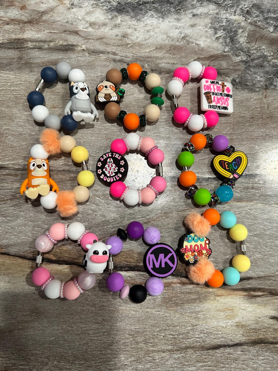 Stanley Cup Charms for Women,tumbler Handle Charm, Silicon Bead Tag ...