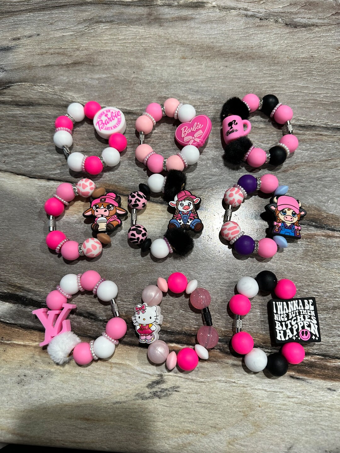 Stanley Cup Charms for Women,tumbler Handle Charm, Silicon Bead Tag ...