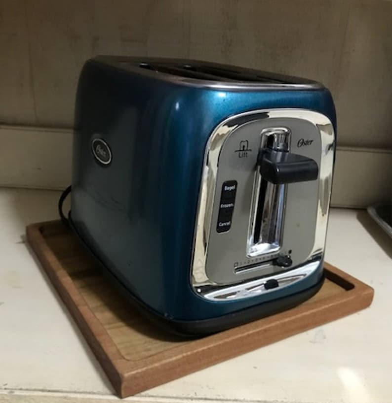 Handmade Wooden Toaster Tray | Etsy