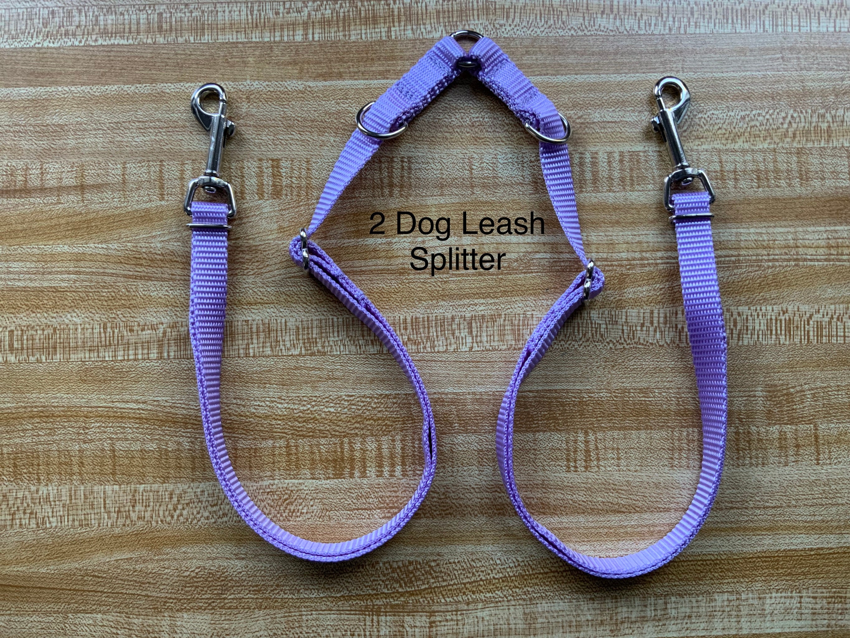 Two Dog Leash Splitter Adjustable Leash Custom and - Etsy