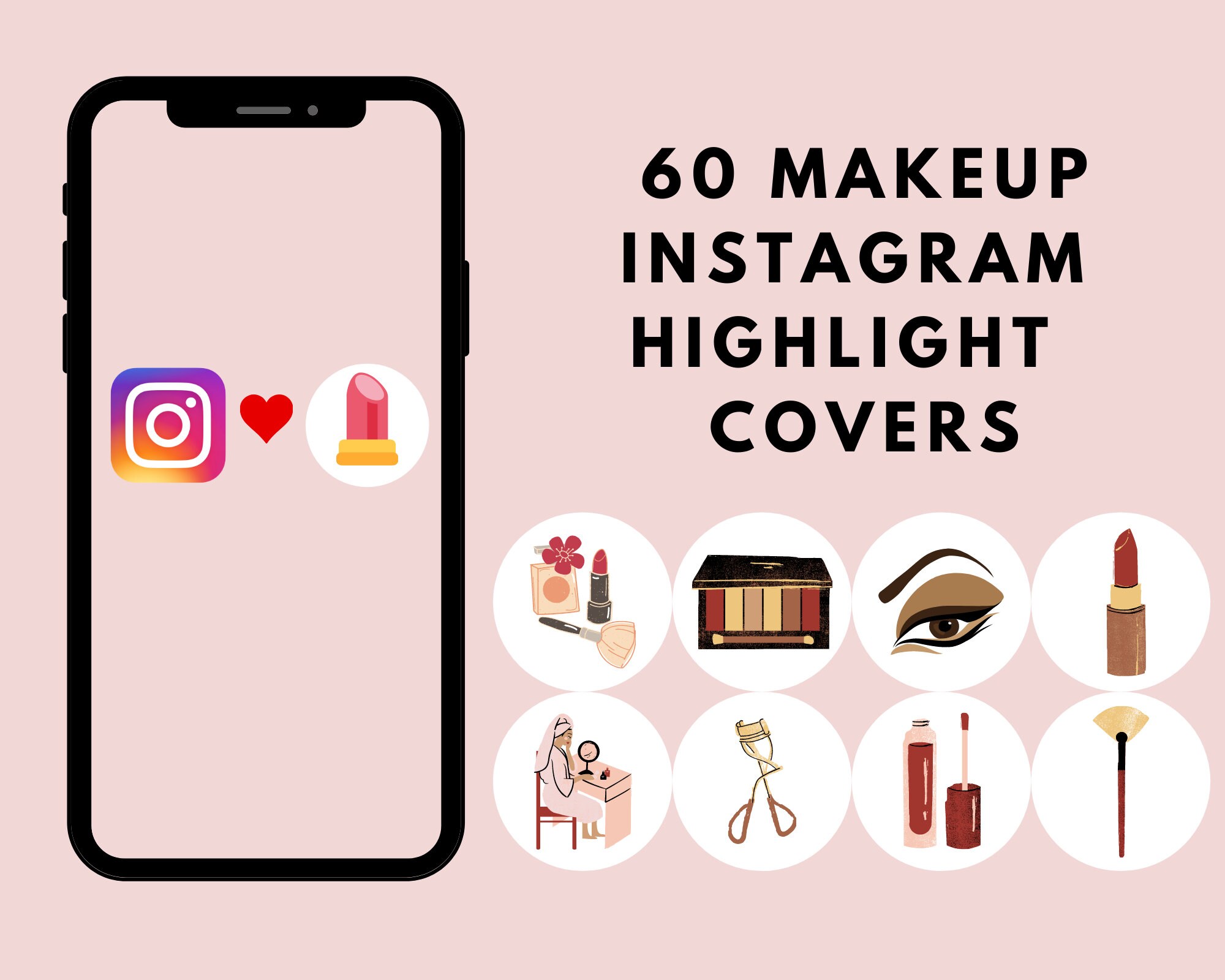 60 Makeup Instagram Highlight Covers Beauty, Girl, Artist, Fashion ...