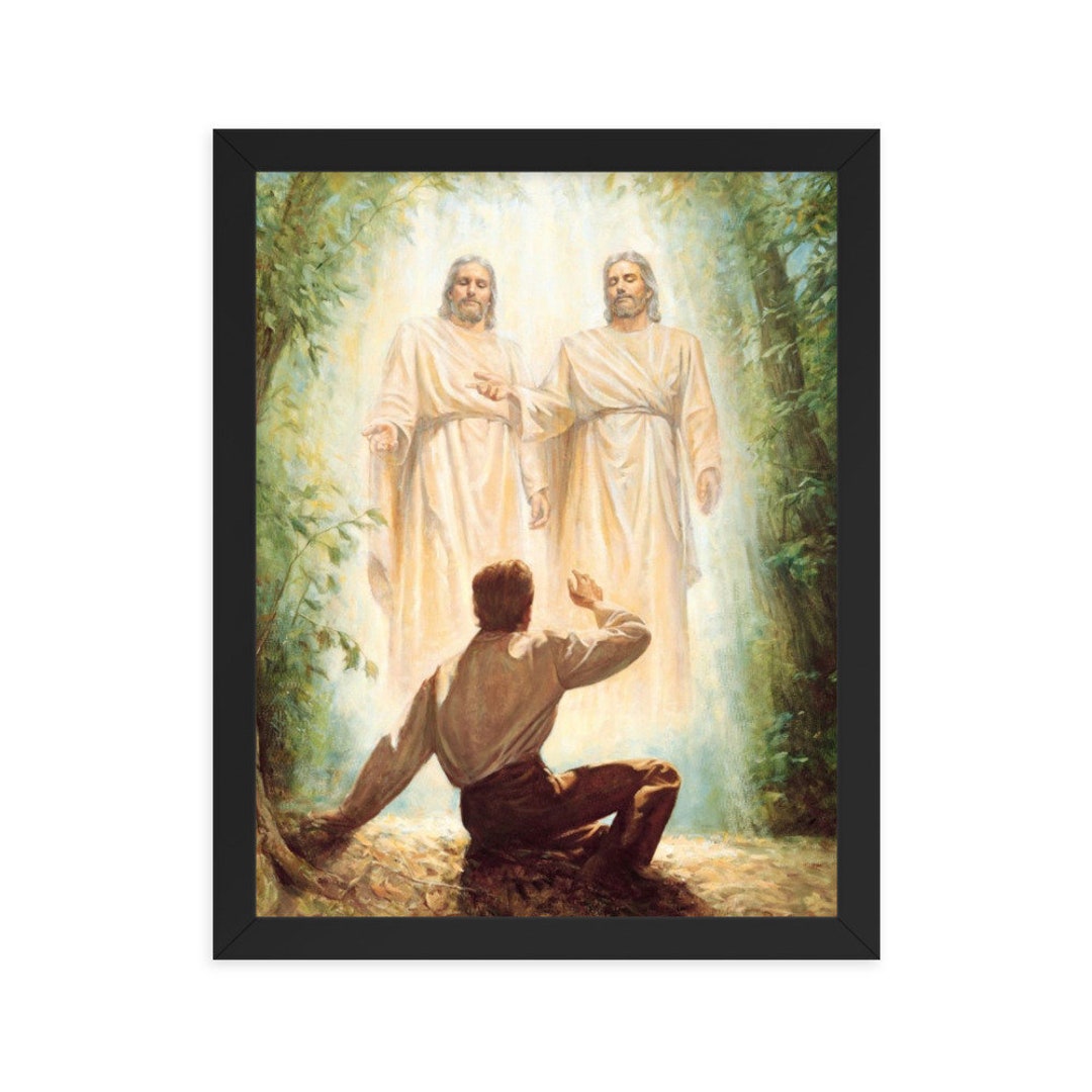 The First Vision Latter-day Saint Framed Poster, LDS, Mormon, Art ...